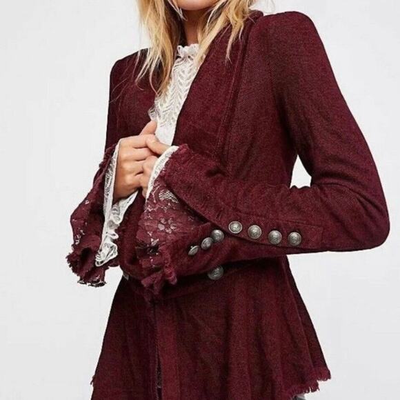 Free People | Jackets & Coats | Free People Flared Bell Sleeve ...